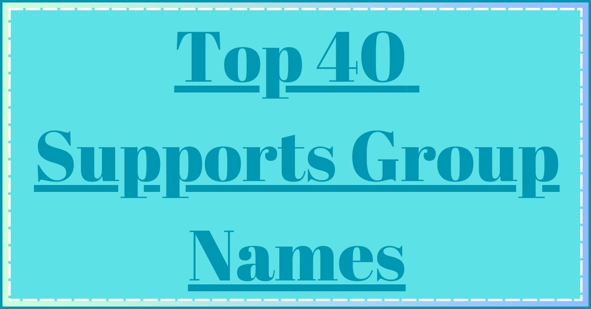 450 Top Support Group Names & Generator – Pick the Perfect One