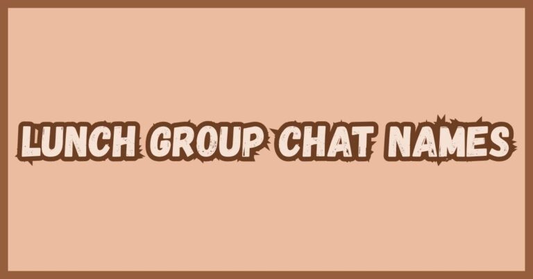 400+ Lunch Group Names & Generator - Find the Best Group Names, Chat ...