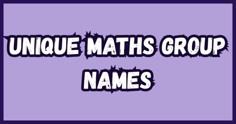 400+ Math Group Names & Generator - Find the Best Group Names, Chat ...