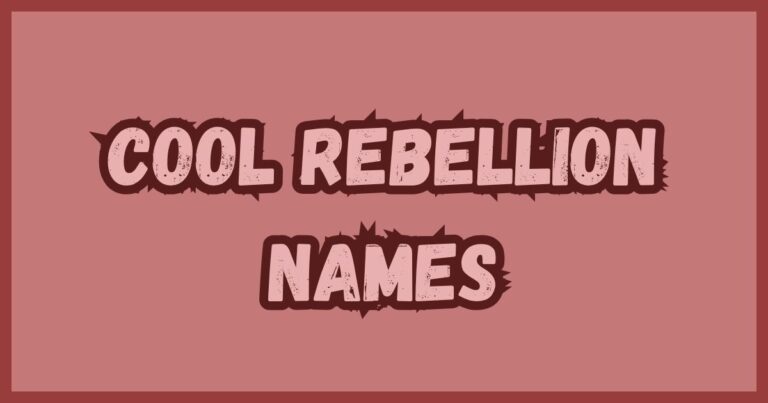 400+ Rebellion Group Names & Generator - Find the Best Group Names ...