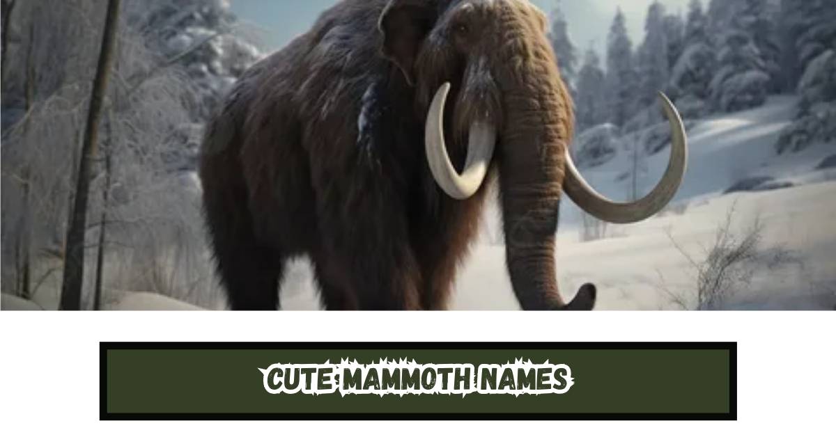 500+ Powerful and Iconic Mammoth Names & Generator [Meaningful Ideas]
